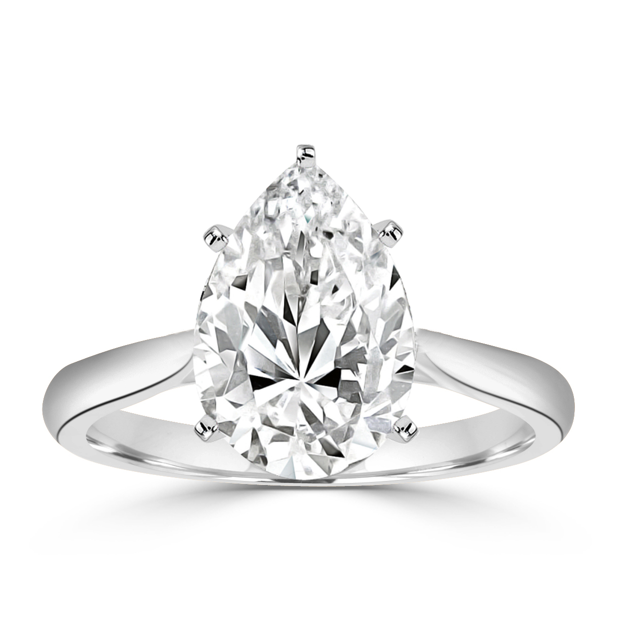 Exclusive Modern Solitaire Engagement Ring