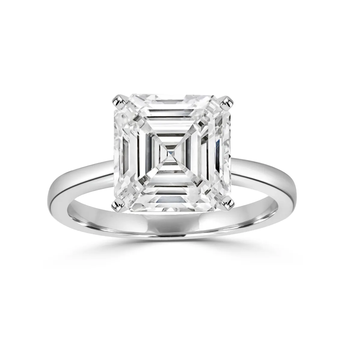 Asscher Cut Engagement Rings