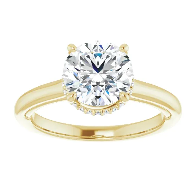 Yellow Gold Engagement Rings | Yellow Gold Diamond Engagement Rings ...