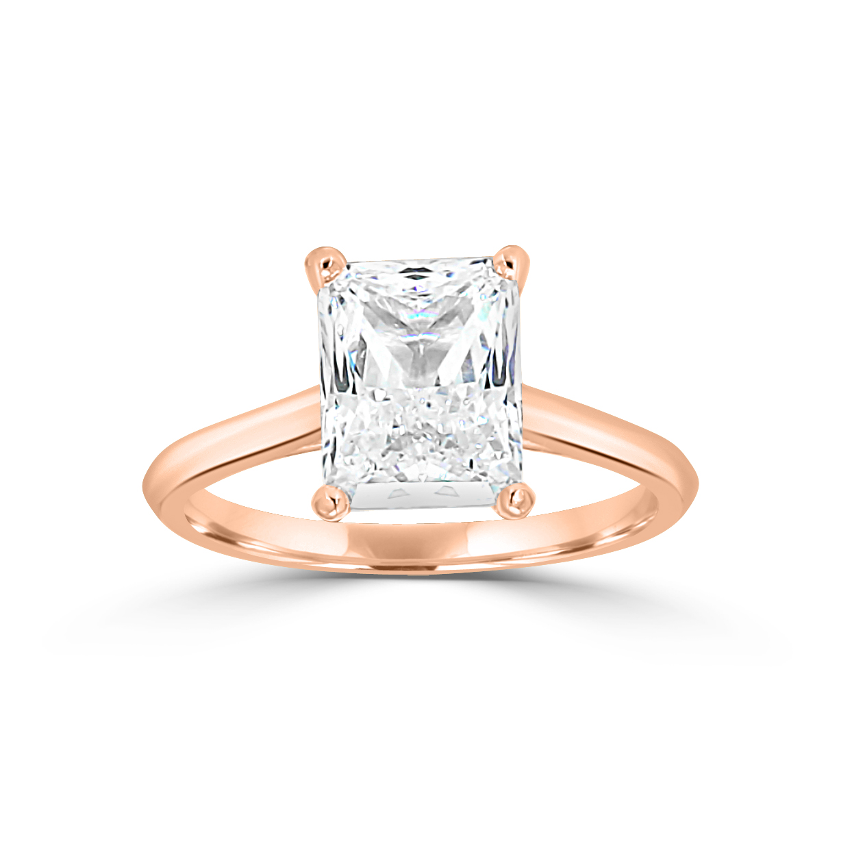 Rose Gold Engagement Rings | Engagement Ring Rose Gold - dimend SCAASI ...