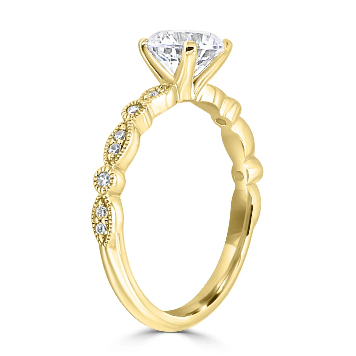 Yellow Gold Engagement Rings | Yellow Gold Diamond Engagement Rings ...
