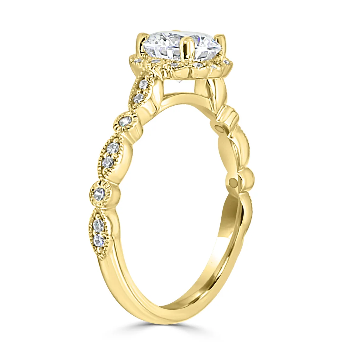 Yellow Gold Engagement Rings | Yellow Gold Diamond Engagement Rings ...