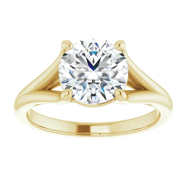 Yellow Gold Engagement Rings | Yellow Gold Diamond Engagement Rings ...