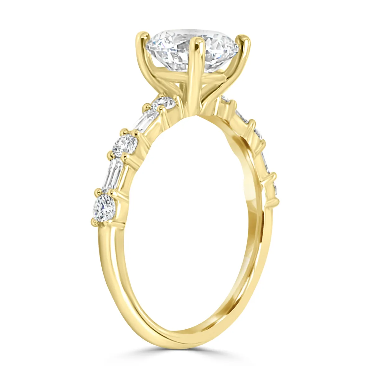 Yellow Gold Engagement Rings | Yellow Gold Diamond Engagement Rings ...