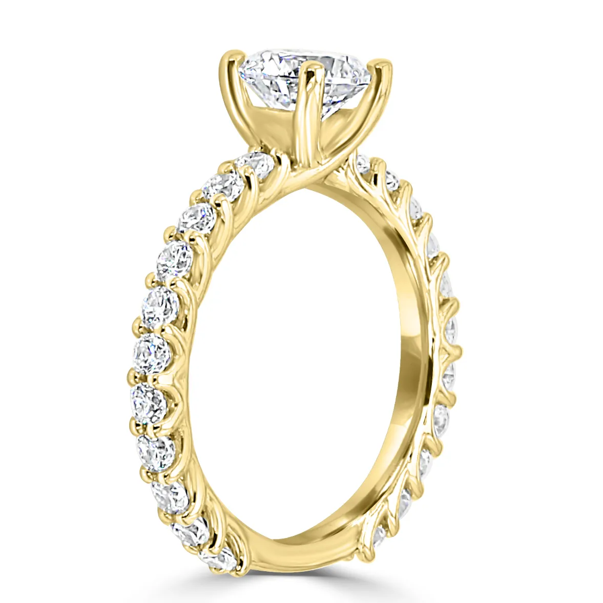 Yellow Gold Engagement Rings | Yellow Gold Diamond Engagement Rings ...