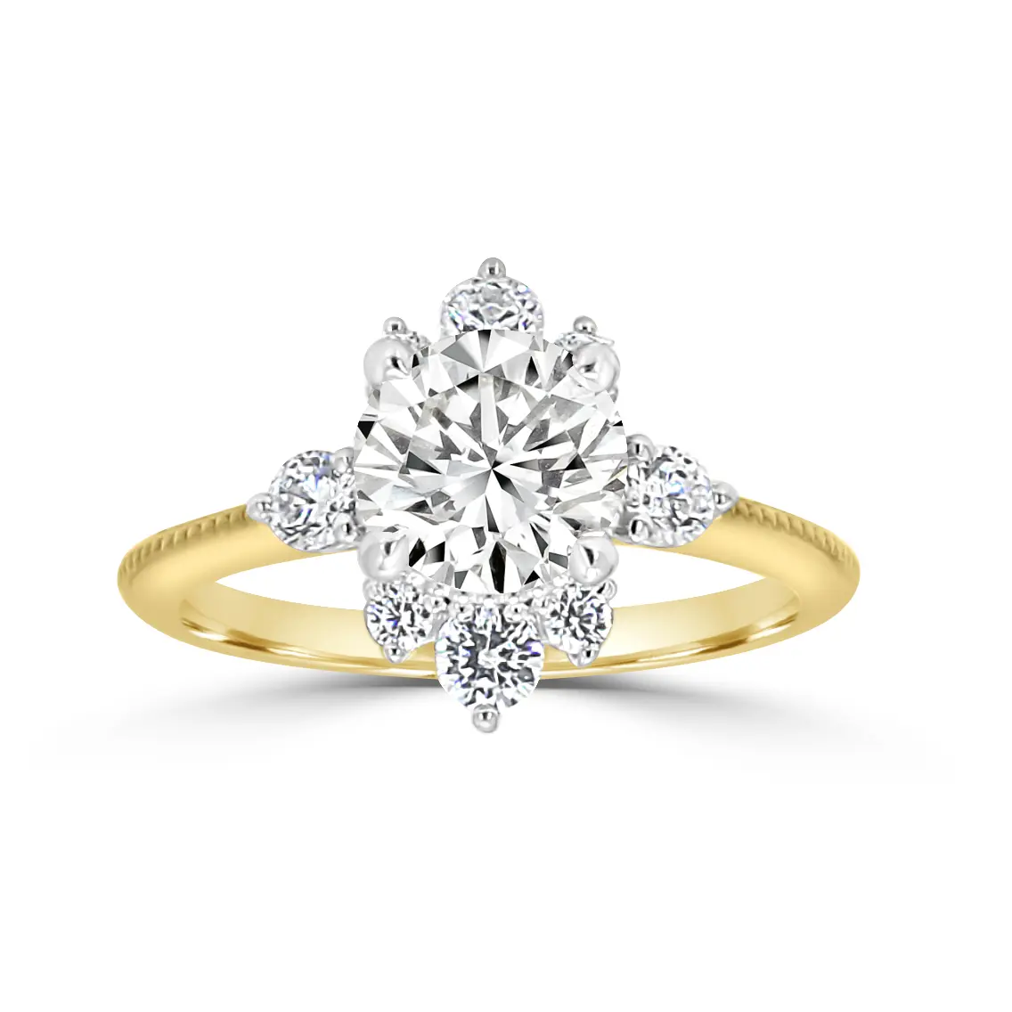 Yellow Gold Engagement Rings | Yellow Gold Diamond Engagement Rings ...