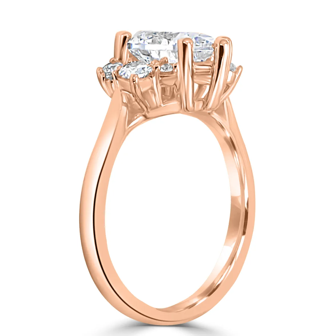 Rose Gold Engagement Rings | Engagement Ring Rose Gold - dimend SCAASI ...