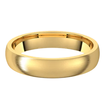 IRL Classic Matte Men's Wedding Ring - 5 mm