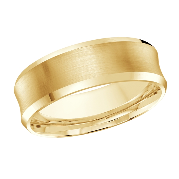 Stanton Concave Wedding Ring - 7mm