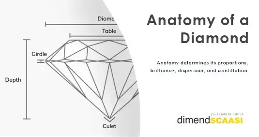 Learn about the Anatomy of a Diamond | dimendSCAASI
