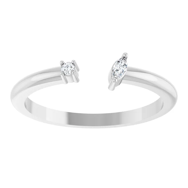 Diamond Negative Space Ring | dimendSCAASI